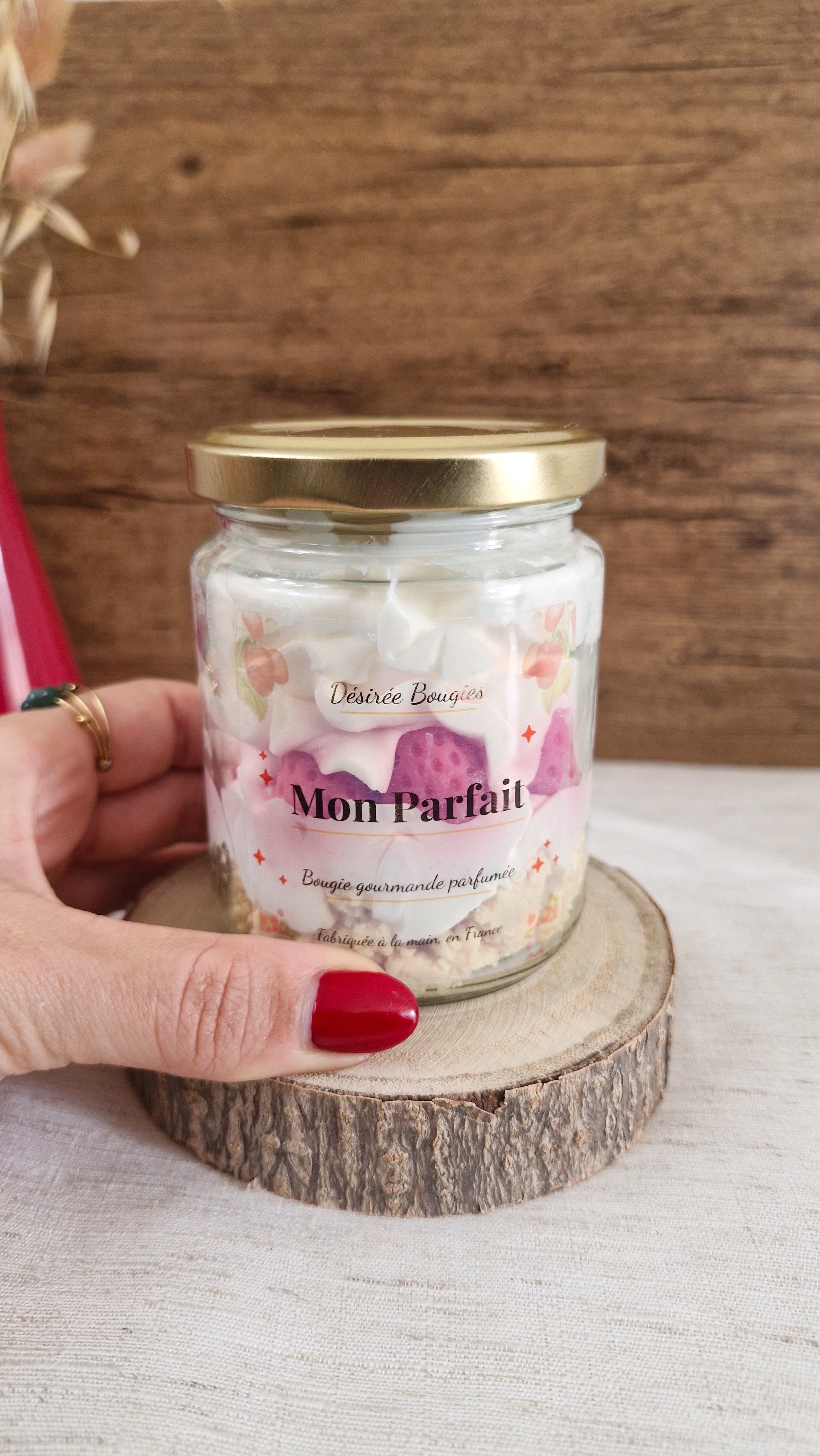 Bougie gourmande Mon Parfait – Désirée Bougies